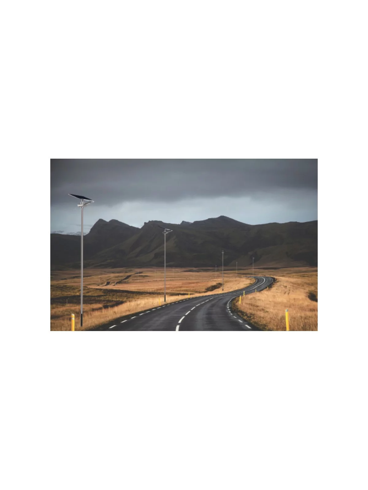 Solar floor lamp - standalone LED 100w - 30W panel