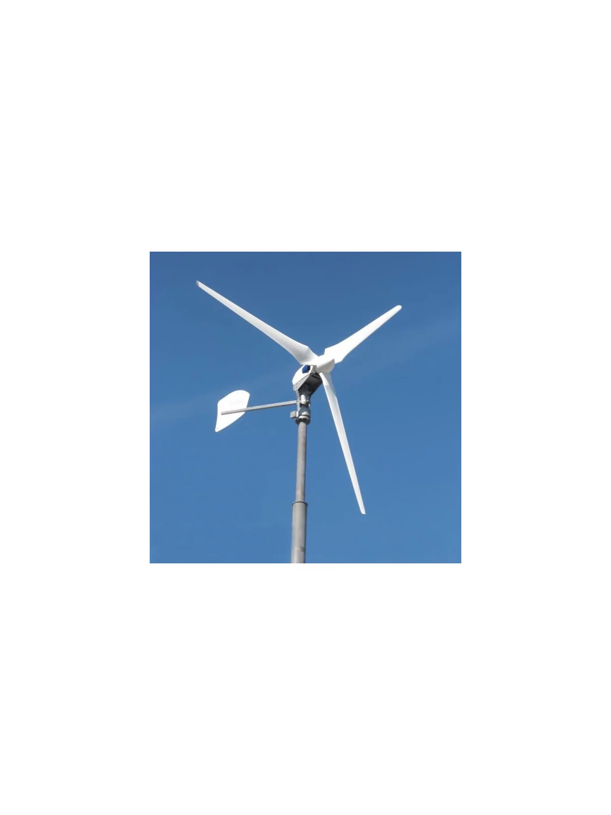 Wind turbine ANTARIS 7.5 kW network and water heater