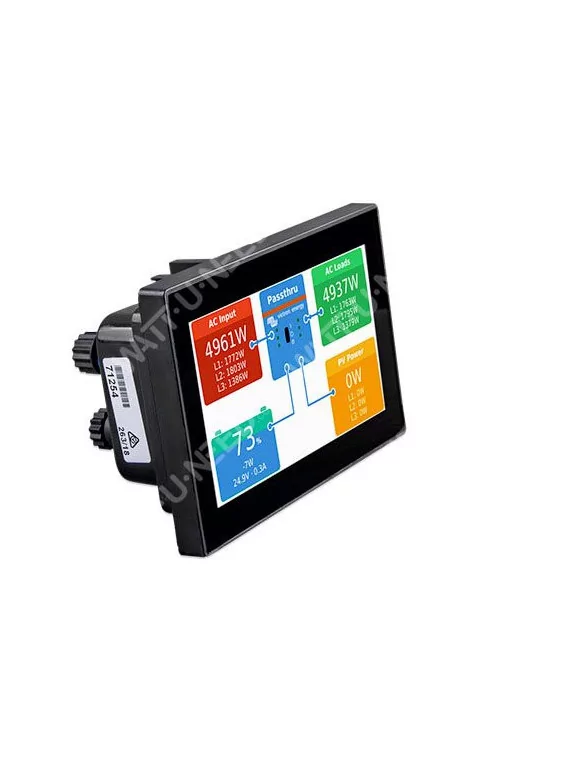 Battery monitors to access all your system's information via touchscreen