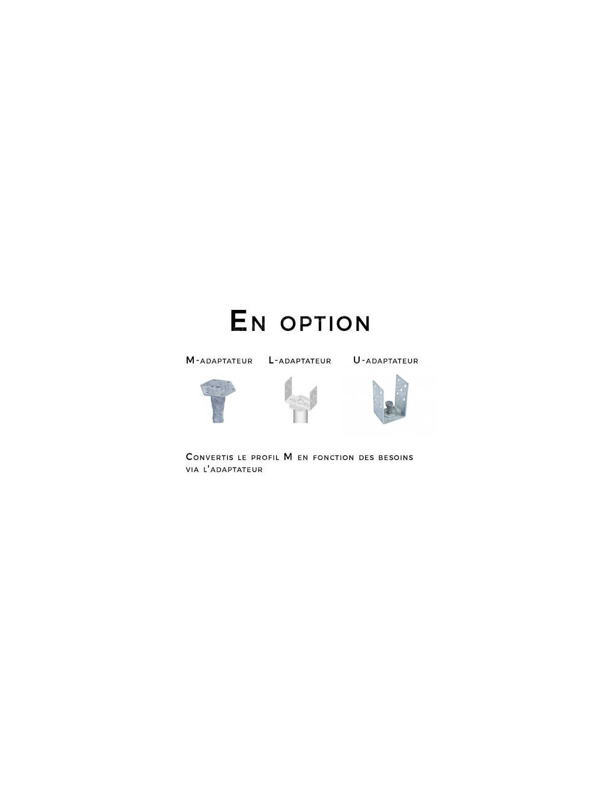 Foundation screw 865mm Profile G - GS Pillar Solar Anchor