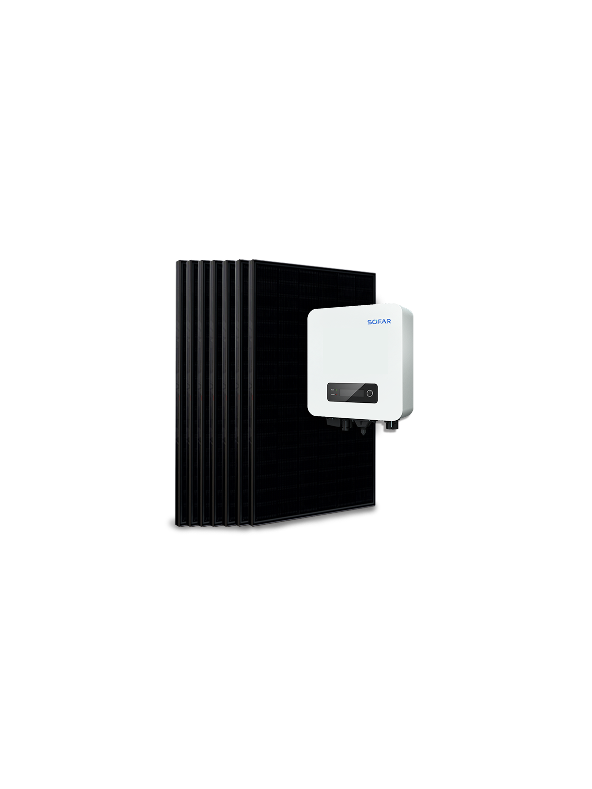 Kit 6 panels self-consumption / reinjection 2200W Sofar without storag