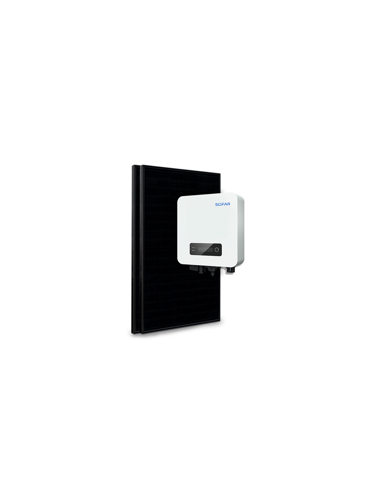 Kit 2 panels self-consumption / re-injection 1100W Sofar without stora