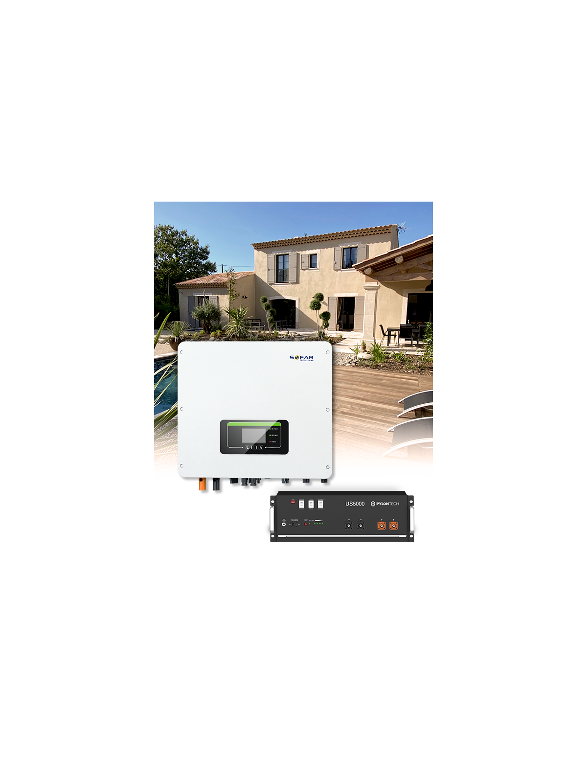 Inverter and battery packs