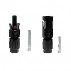 Conectores compatibles con tipo MC4 para conectar paneles solares