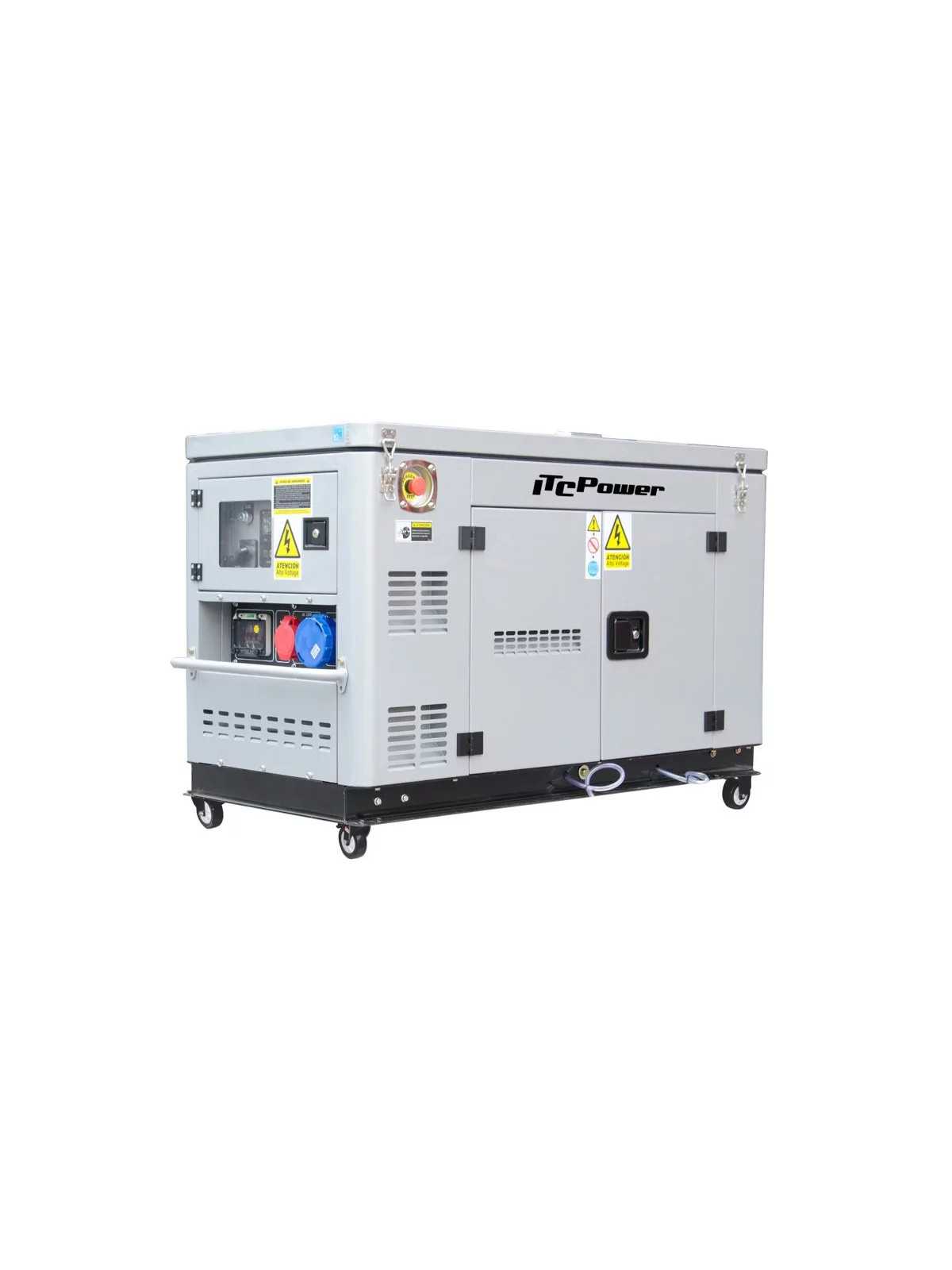 Diesel Generator ITC Power 12,5kVA Full Power 230V 400V Soundproof ...
