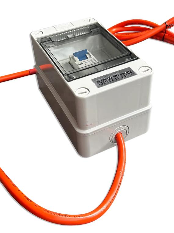 DC 125A 250V box for Pylontech battery with automatic protection