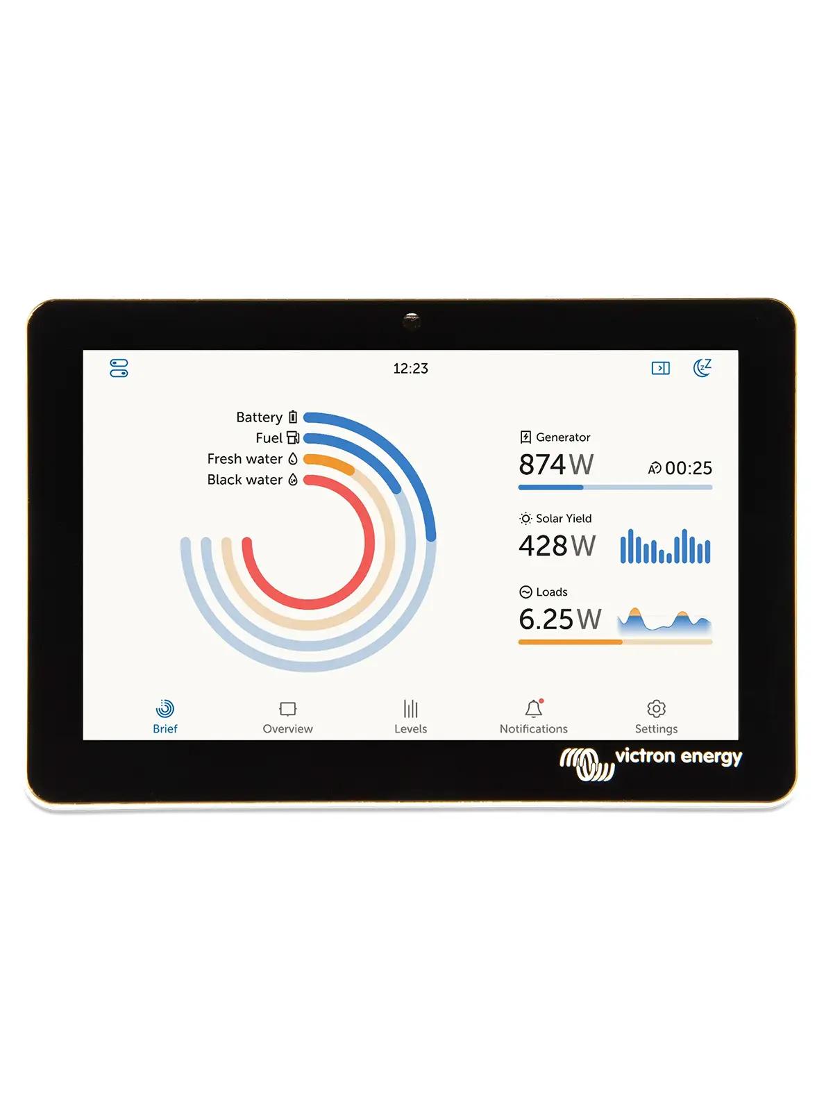 Victron GX Touch 50 and 70 - Cerbo GX touchscreen monitor