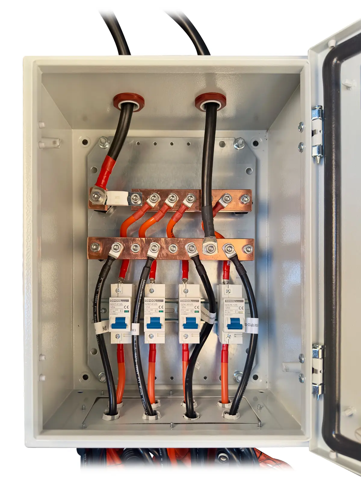 Busbar DC 500A distribution box - Secure electrical distribution