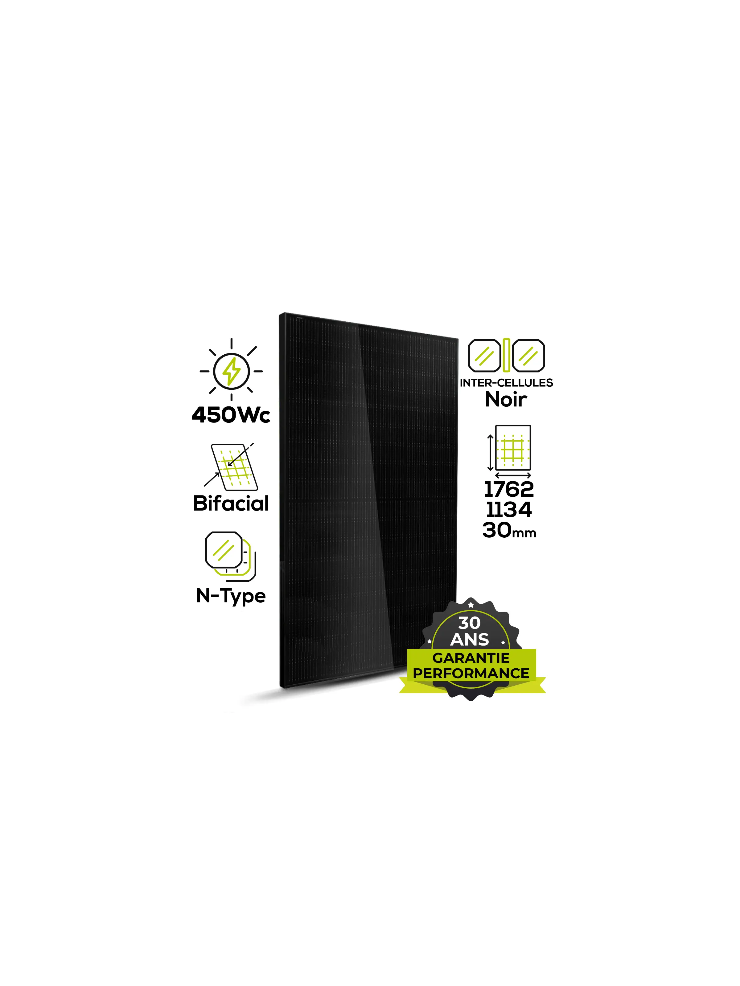 Panel solar bifacial Q-Sun Qrystal N8 N-Type 450Wc