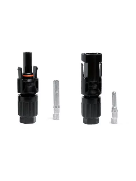 Type MC4-compatible connectors for connecting solar panels