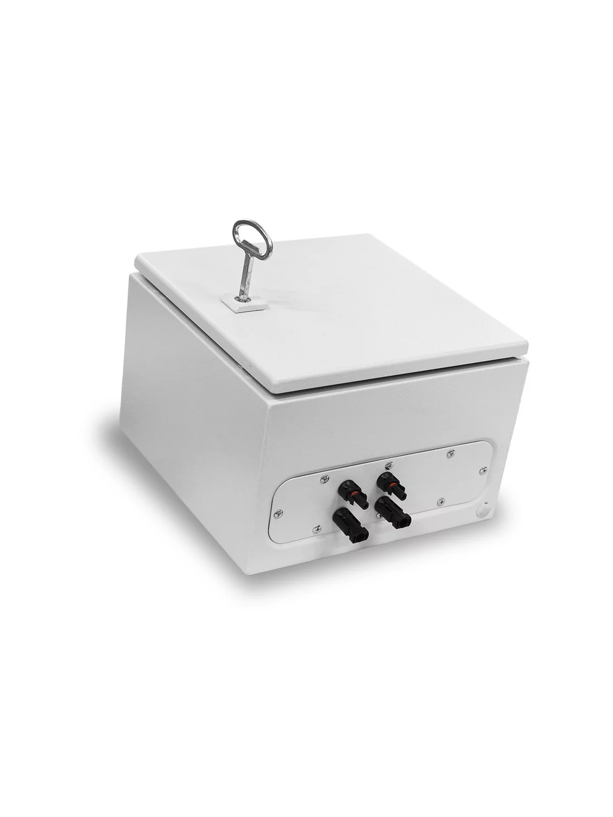Prewired box for solar kit regulator