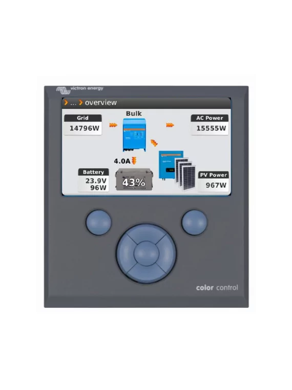 Victron color control GX: proporciona un control y supervisión ...