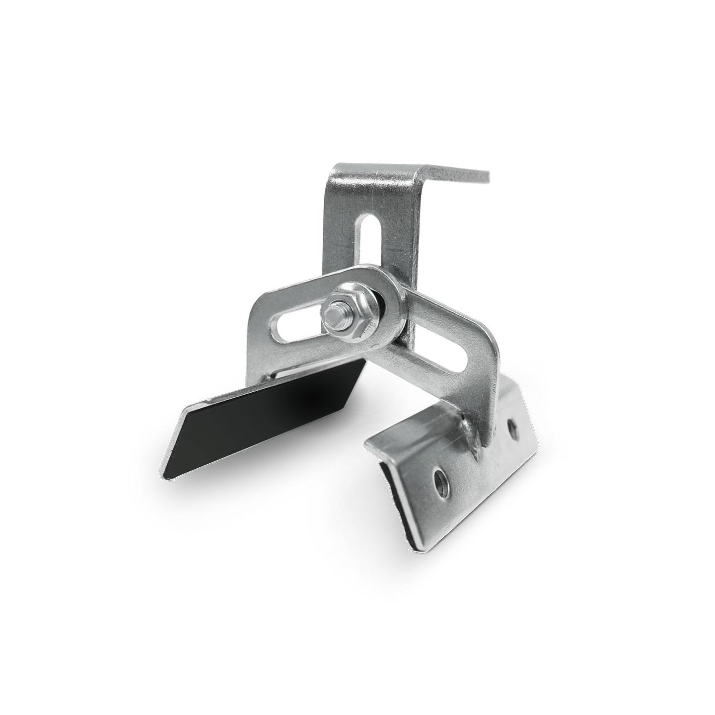 Fixing hook for trapezoidal sheet metal roof