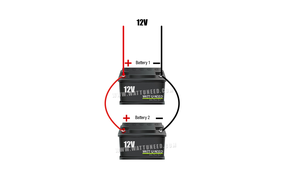 Connecting two batteries in parallel