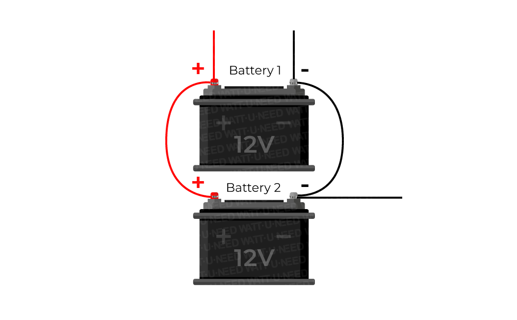 Connecting two batteries in parallel