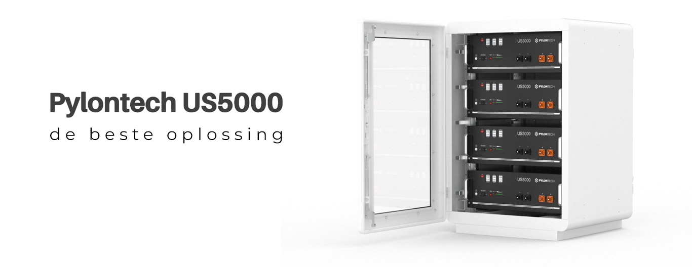 Pylontech US5000 +100 Lithium accu - 4,8kWh